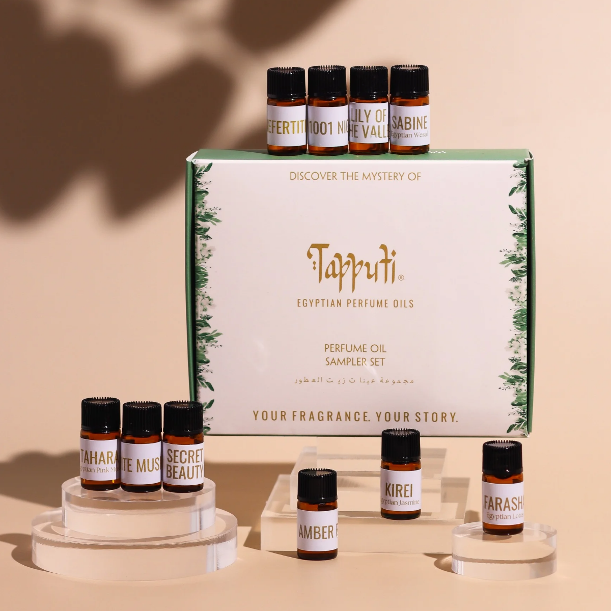 1 x Perfume Oil Set - 10 Samples – Tapputi Egyptian Perfume Oils